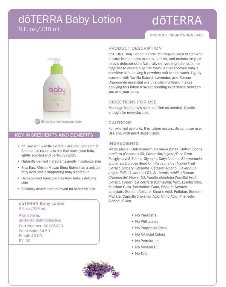 Doterra Baby Collection – The Nurtured Bee